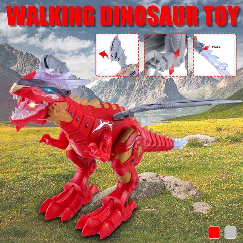 Dragon Dragonsaur Dinosaur Remote Control RC Walking Dino Robot Smoke