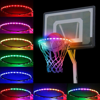 Light Up Basketball Hoop LED Hoop Activated Kit Spring Break Ball Sport