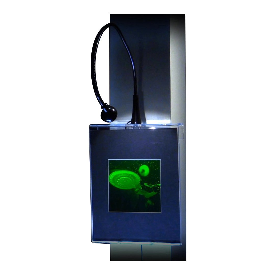 Star Trek Next Generation Enterprise Hologram Picture (LIGHTED WALL ...