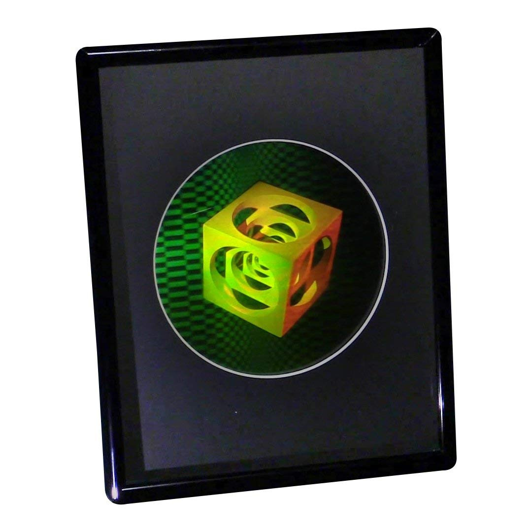 3D Cubes within Cubes Hologram Picture(FRAMED), Collectible EMBOSSED ...