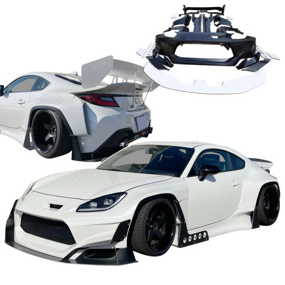 VSaero FRP TKYO Wide Body Kit /w Wing for Toyota GR86 2022-2023