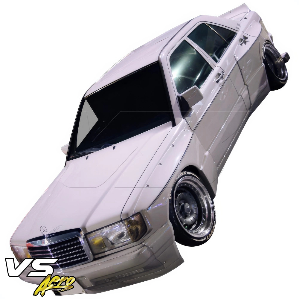 VSaero FRP TKYO Front Lip > Mercedes-Benz 190E W201 1988-1993