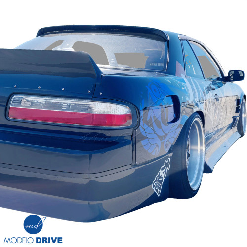 ModeloDrive Carbon Fiber DMA Roof Spoiler Wing > Nissan Silvia S13 1989 ...