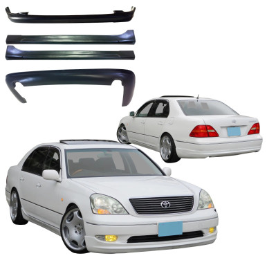 VSaero FRP WAL Body Kit 4pc for Lexus LS430 UCF30 2001-2003