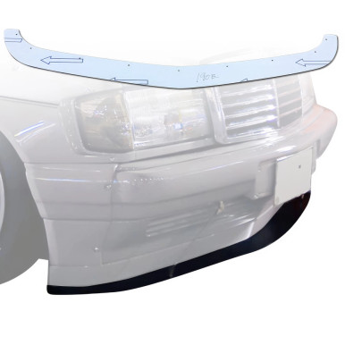 VSaero FRP TKYO Front Splitter > Mercedes-Benz 190E W201 1988-1993