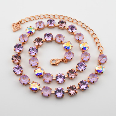 Violet Eclipse 8mm Crystal Jewelry