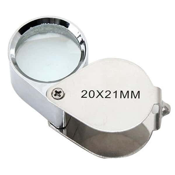 Jeweler's Folding Triplet Loupe Magnifier w/ Storage Box - Monarch ...