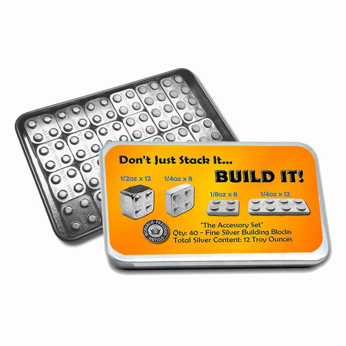 Silver - Silver Bars - Silver Building Blocks - Monarch Precious Metals