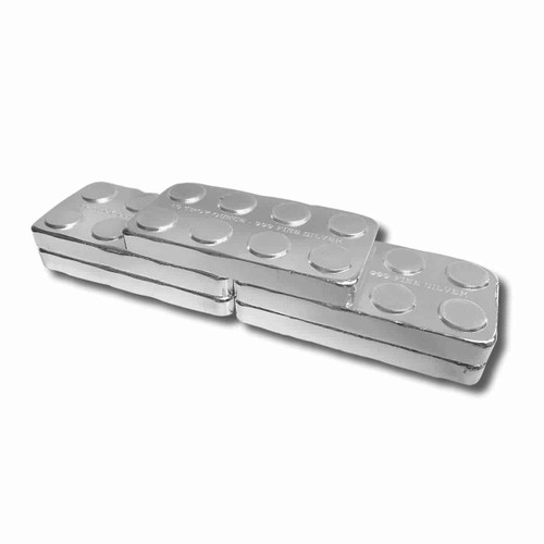 10 oz .999 Fine Silver - Monarch Building Block Bar - Monarch Precious ...