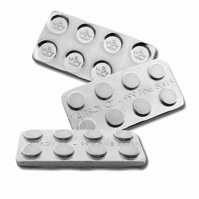 Silver - Silver Bars - Silver Building Blocks - Monarch Precious Metals