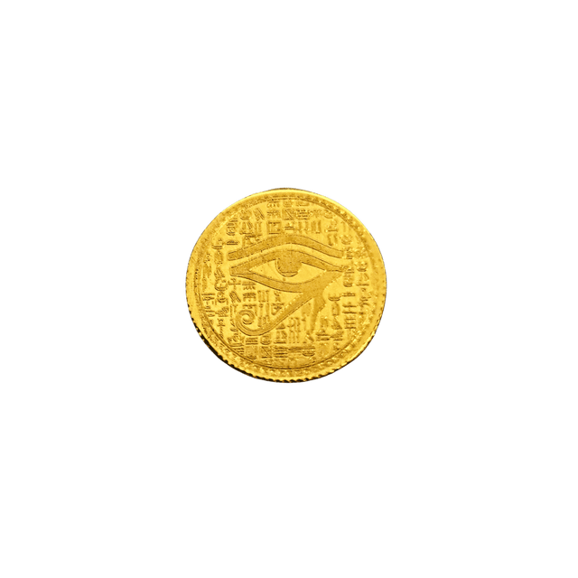 1/500 oz .9999 Fine Gold Round - Monarch - Egyptian Eye of Ra (Sealed ...