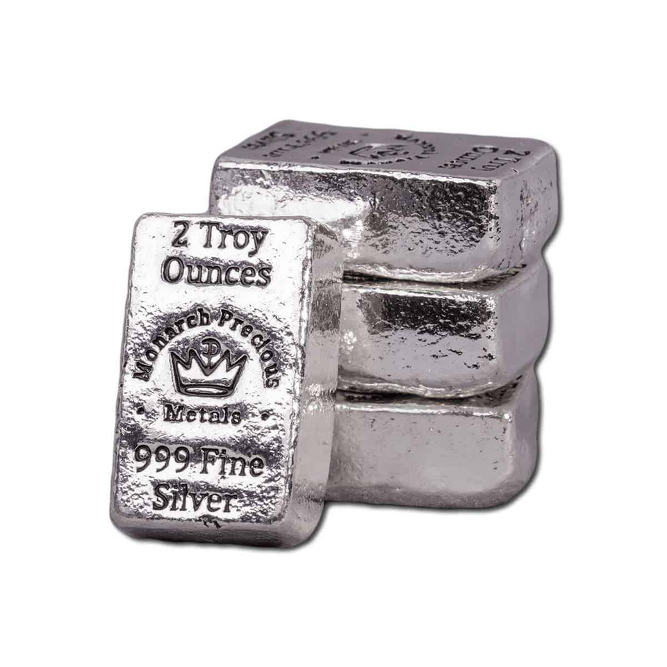 Silver - Silver Bars - Silver Bars - All Sizes - Monarch Precious Metals