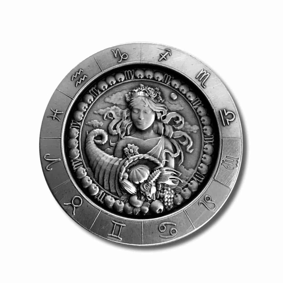Silver - Silver Rounds - 1 oz Silver Zodiac - Monarch Precious Metals