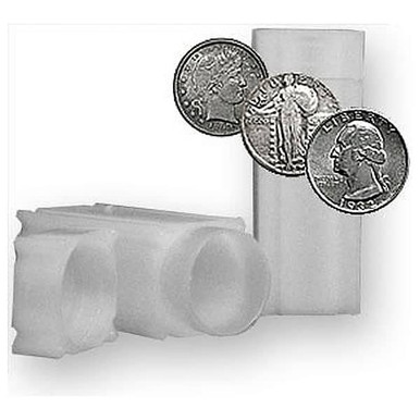 New Square Plastic Coin Tube - Quarters - Monarch Precious Metals