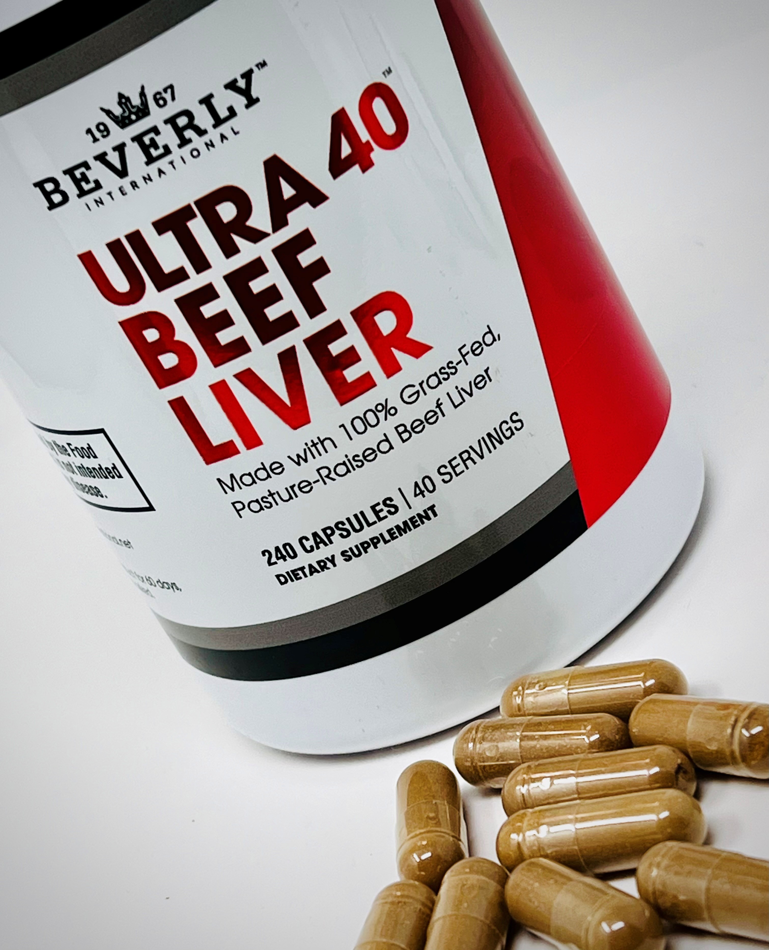 Experience the Power of Ultra 40 Beef Liver Capsules - Beverly ...