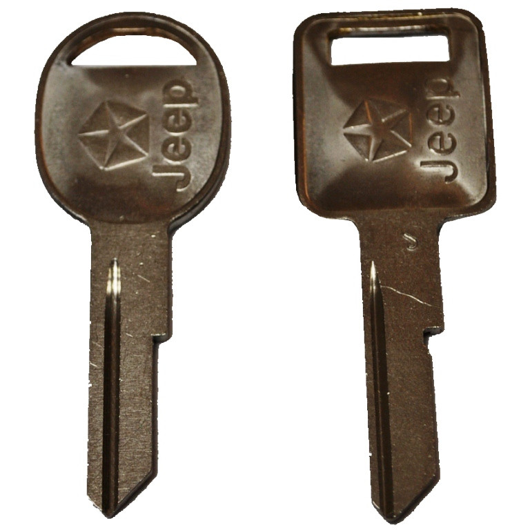 Jeep Key Blank Set GW 1974-1991 - Team Grand Wagoneer