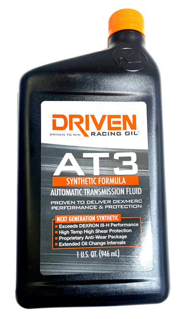 Driven Racing AT3 Synthetic Automatic Transmission Fluid Quart Bottle ...