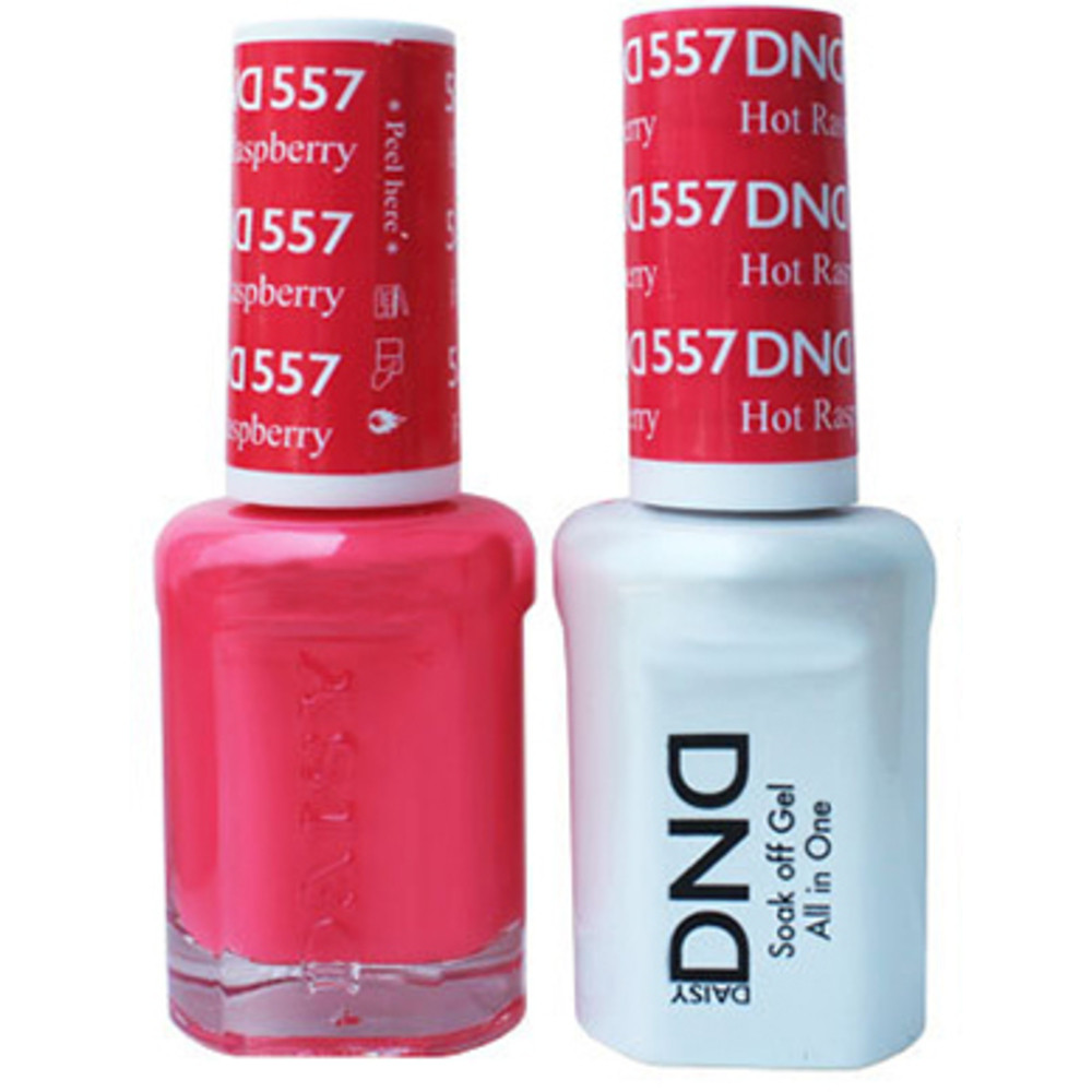 DND SOAK OFF GEL POLISH DUO | Hot Raspberry 557 | - MAX Beauty Source