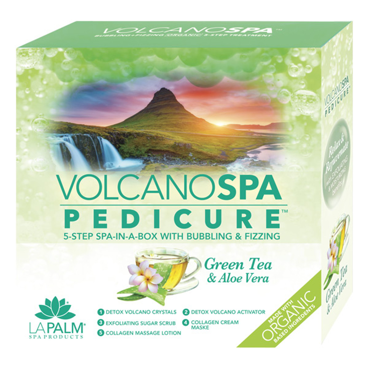 Volcano Spa In A Box | Green Tea & Aloe Vera | - MAX Beauty Source