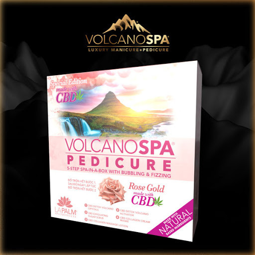 Volcano Spa In A Box - 5 steps | Rose Gold | 1 pack - MAX Beauty Source
