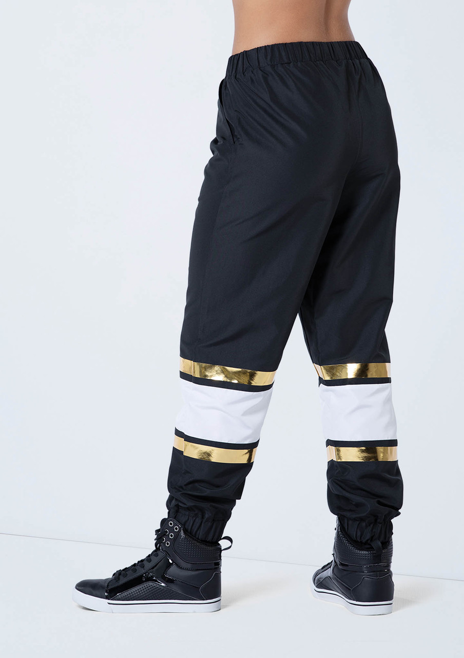 Weissman Metallic Panel Track Pants Move Dance Eu