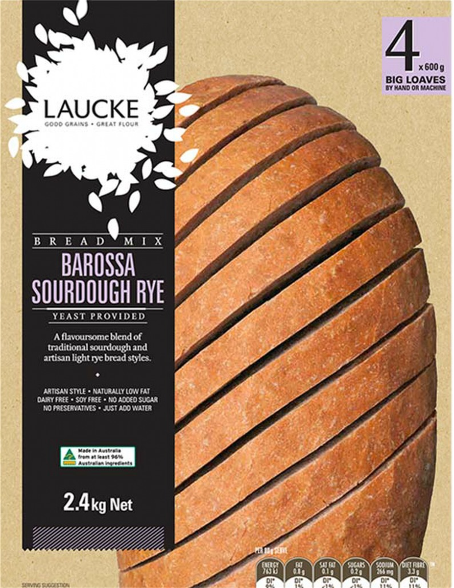 Flour - Barossa Sourdough Rye Bread Mix - 2.4kg (laucke) - CEPA Farm ...