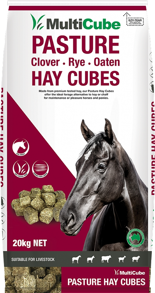 Multicube - Clover, Rye & Oaten Hay - 20kg - CEPA Farm Supplies