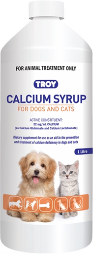 Troy - Calcium Syrup - 1lt - CEPA Farm Supplies
