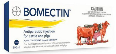 Bomectin Injection (cattle & Pig) 500ml - CEPA Farm Supplies