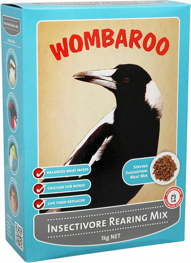 Insectivore Rearing Mix 1kg Wombaroo - CEPA Farm Supplies