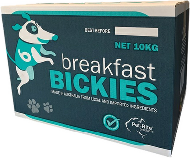 Petrite - Dog Bickies 4x2 Breakfast Bickies - 10kg - CEPA Farm Supplies