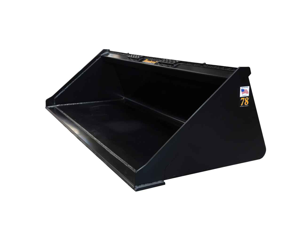 Buy 78" Smooth Bucket | Heavy-Duty 78" Smooth Bucket for Skid Steers