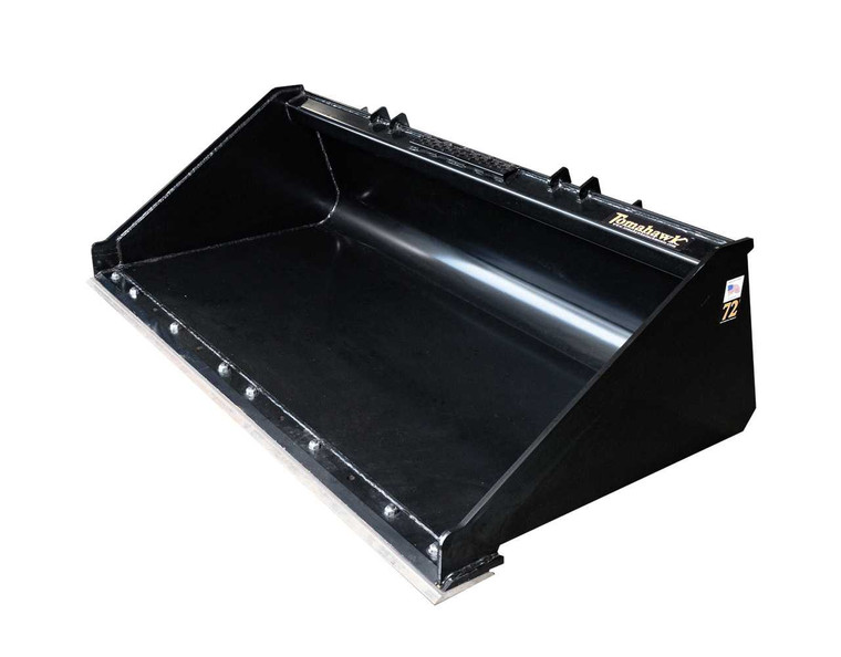Buy 72" Heavy Duty Low-Profile Smooth Bucket with Bolt-On-Edge | Heavy ...