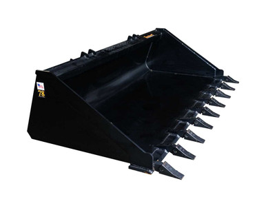Buy 78" Heavy Duty Low Profile Smooth Bucket with Teeth | Heavy-Duty 78 ...