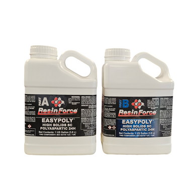 Resinforce Easypoly High Solids Slow Cure Polyaspartic 24h 2 Gallon