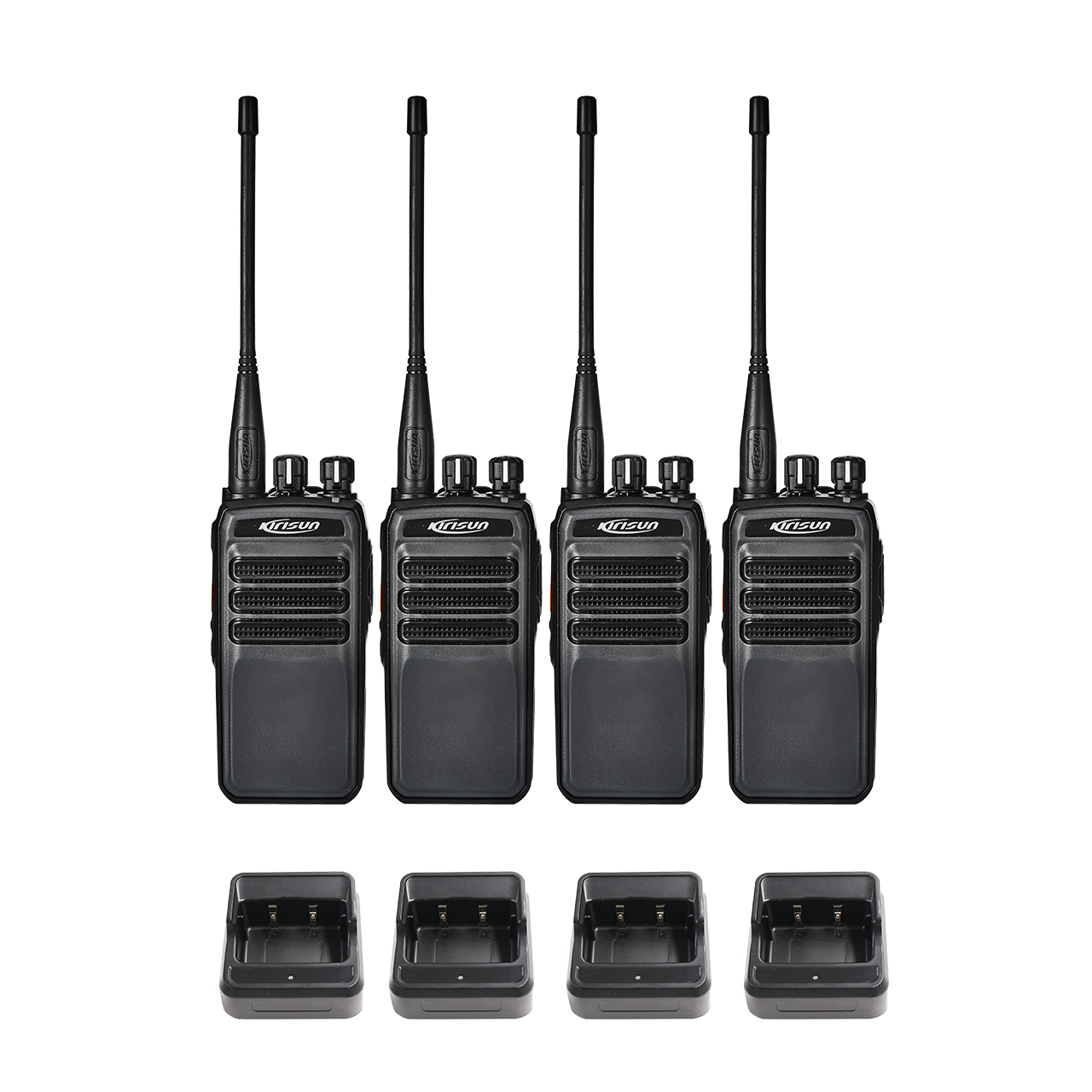 Kirisun DP405 Digital Portable Two Way Radio Four Pack