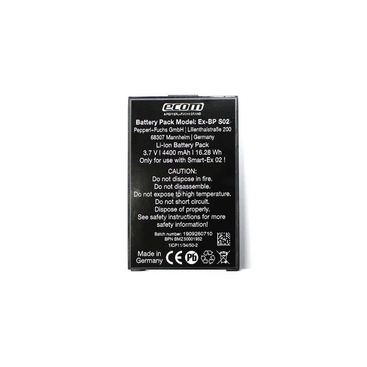 Smart Ex 02 Battery