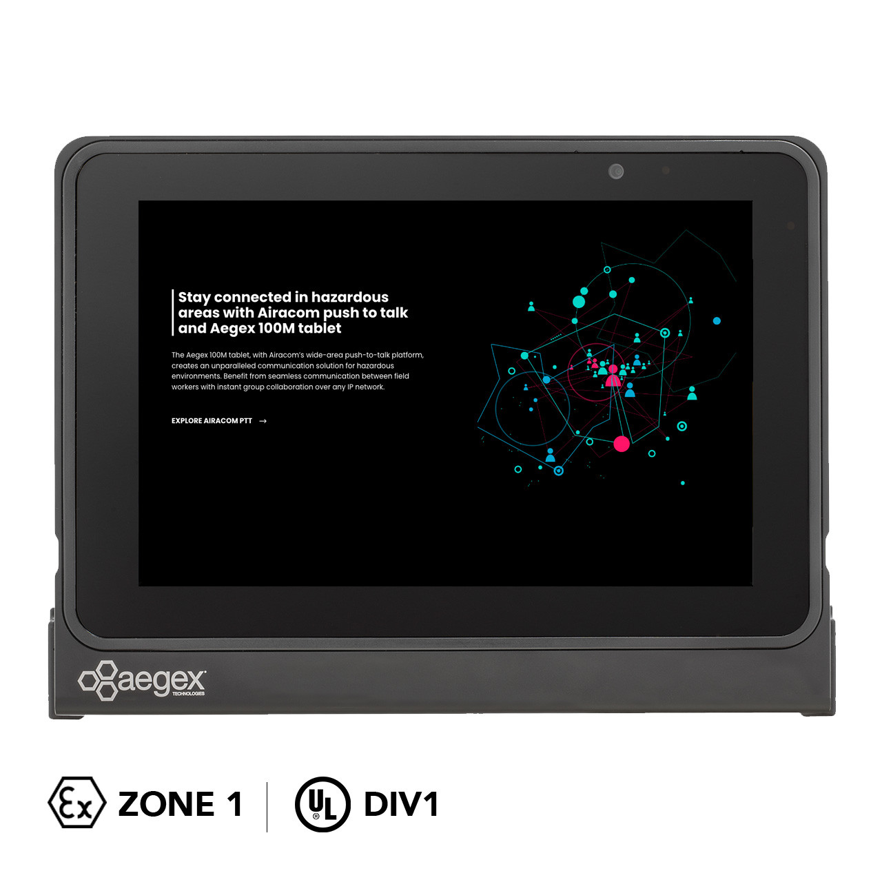 Mobile Devices - ATEX Tablets - Zone 1 Tablets - Aegex 100M Tablet Zone ...