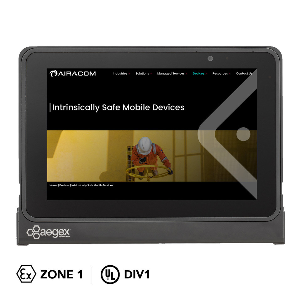 Mobile Devices - ATEX Tablets - Zone 1 Tablets - Aegex 100M Tablet Zone ...