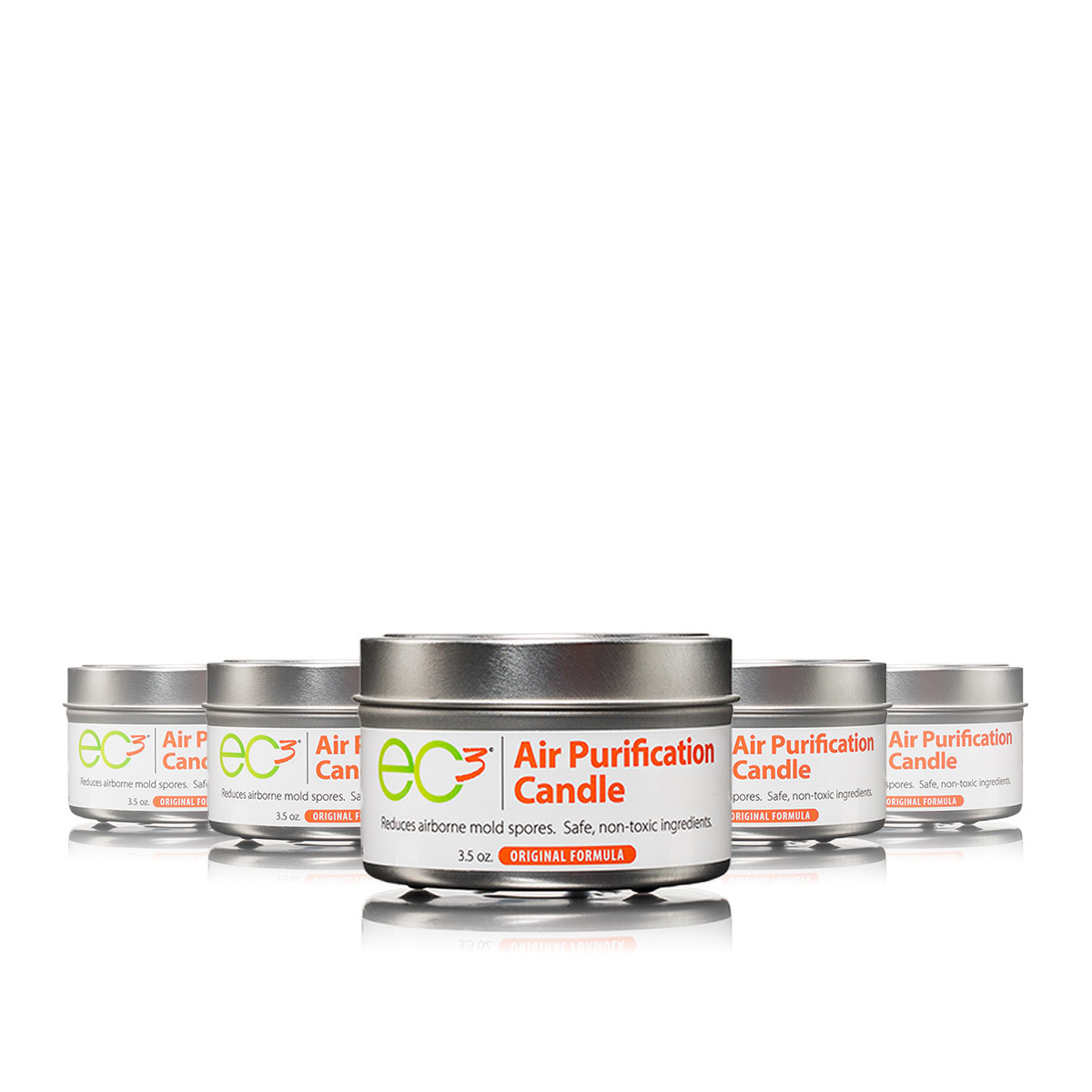 EC3 Air Purification Candle 3 Pack | Reduce the Mold Count in Your Home