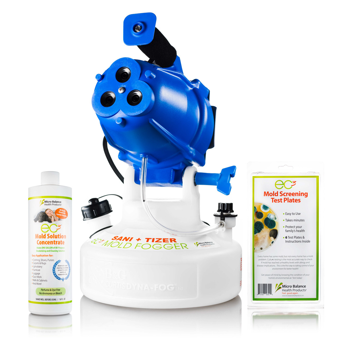 EC3 Sanitizer Fogger and Mold Solution Concentrate Bundle