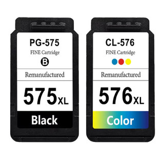 Canon PG575XL Black & CL576XL Colour Refilled Ink Cartridge. £38.95.