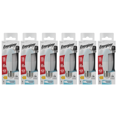 Energizer LED Candle E27 (ES) 470lm 4.2W 6500K (Daylight) Light Bulb ...