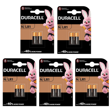 Duracell N / LR1 Alkaline Batteries – 5 x Pack of 2 (10 Total ...