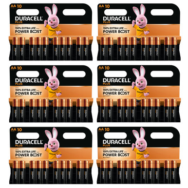 Duracell AA Plus Power Batteries 6x 10 – Power Boost Actives, Long ...