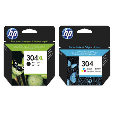 HP 304XL Black & 304 Colour Ink Cartridge. £42.95 delivered.