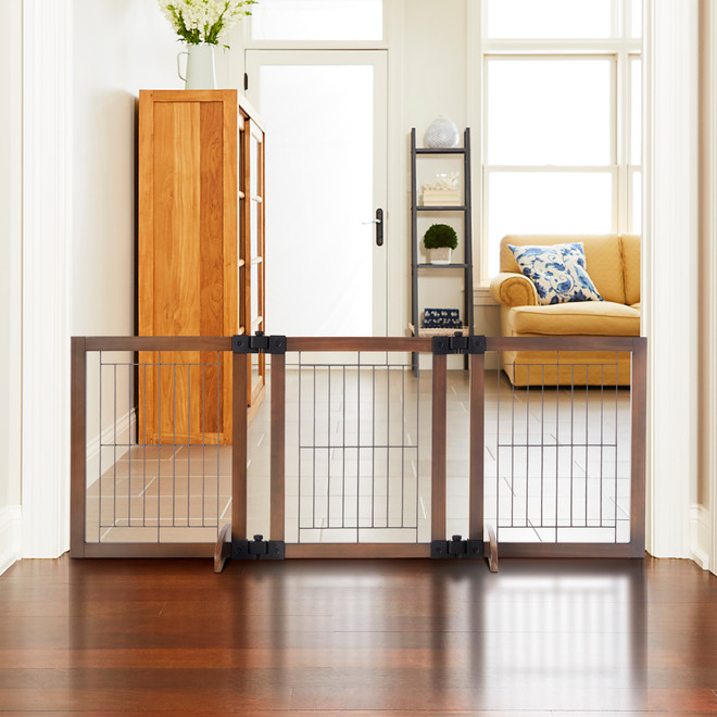 North States MyPet Wide Freestanding Versa-Lock Pet Gate® - North States