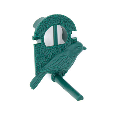 Green Plastic Standard Seed Bird Perch - 3-Tube Super Feeder - North States