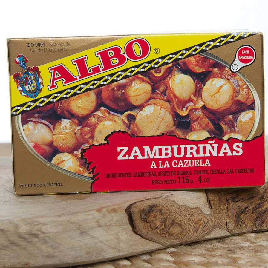 Tienda Delicias - 2 Tins of Queen Scallops in sauce by Albo