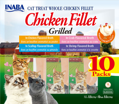 Inaba Grilled Fillets - Multi-Pack Chicken Variety 10pk